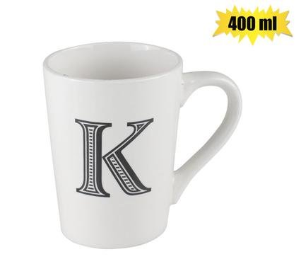 Mug daily tall letter k,400ml » Source Seven